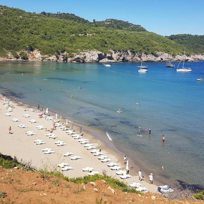 Sunj beach 🏖️ Lopud, Île de Lopud, Croatie - caractéristiques ...