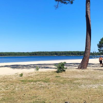 Plage du lac de Sanguinet 🏖️ Landes, France - caractéristiques ...
