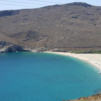 Melakonas Beach II 🏖️ île d'Andros, Grèce - caractéristiques détaillées ...